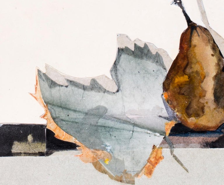 Lily Masson - French 20th Century collage on paper of a still life with ...