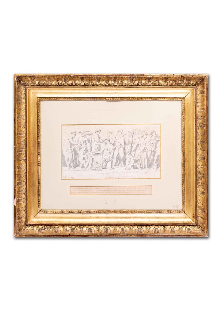 Jacques-Louis David - Jacques-Louis David original 18th Century drawing ...
