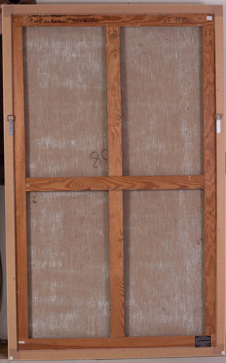 Jean Maurice Lasnier - Large French 20th Century abstract oil painting ...