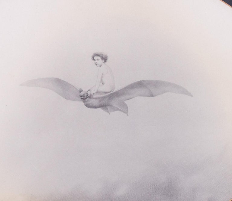 Charles Prosper Sainton - British, 19th Century silver point etching of ...