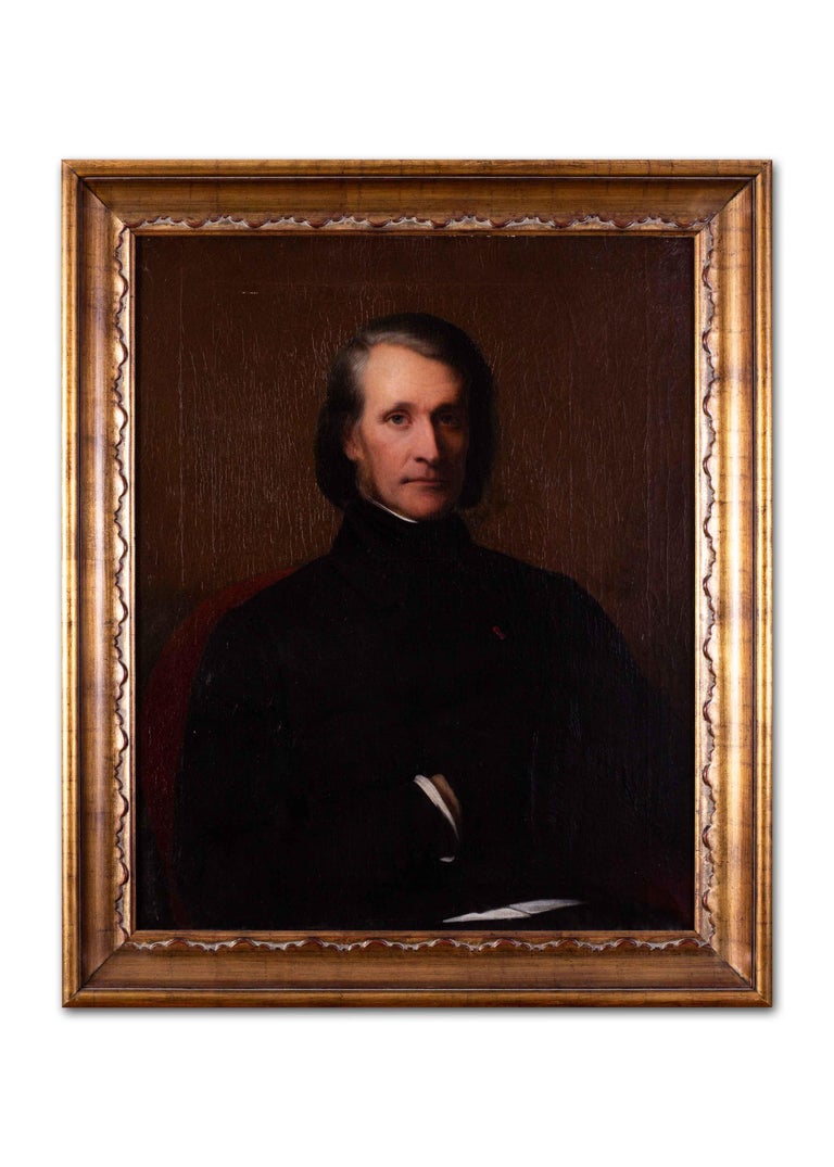 Henry Scheffer - Portrait of Franz Liszt, the Hungarian composer and ...