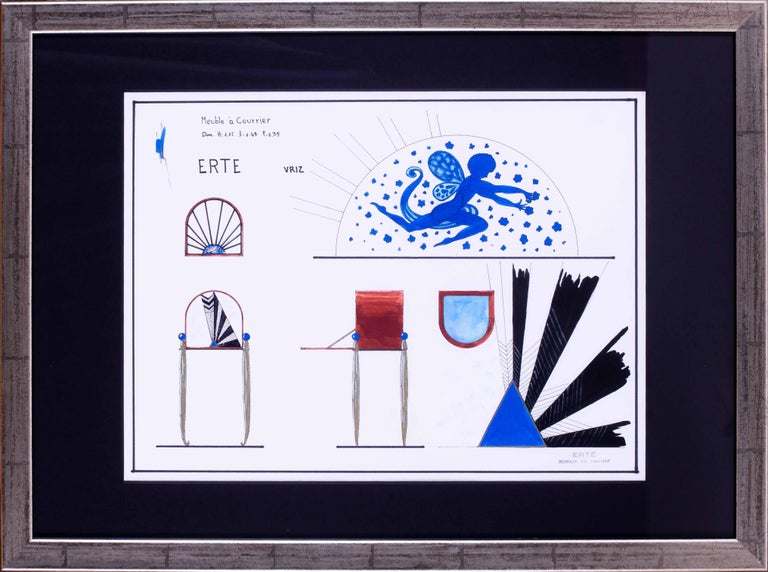 Erte - Romain de Tirtoff - Erte original furniture art deco designs in ...