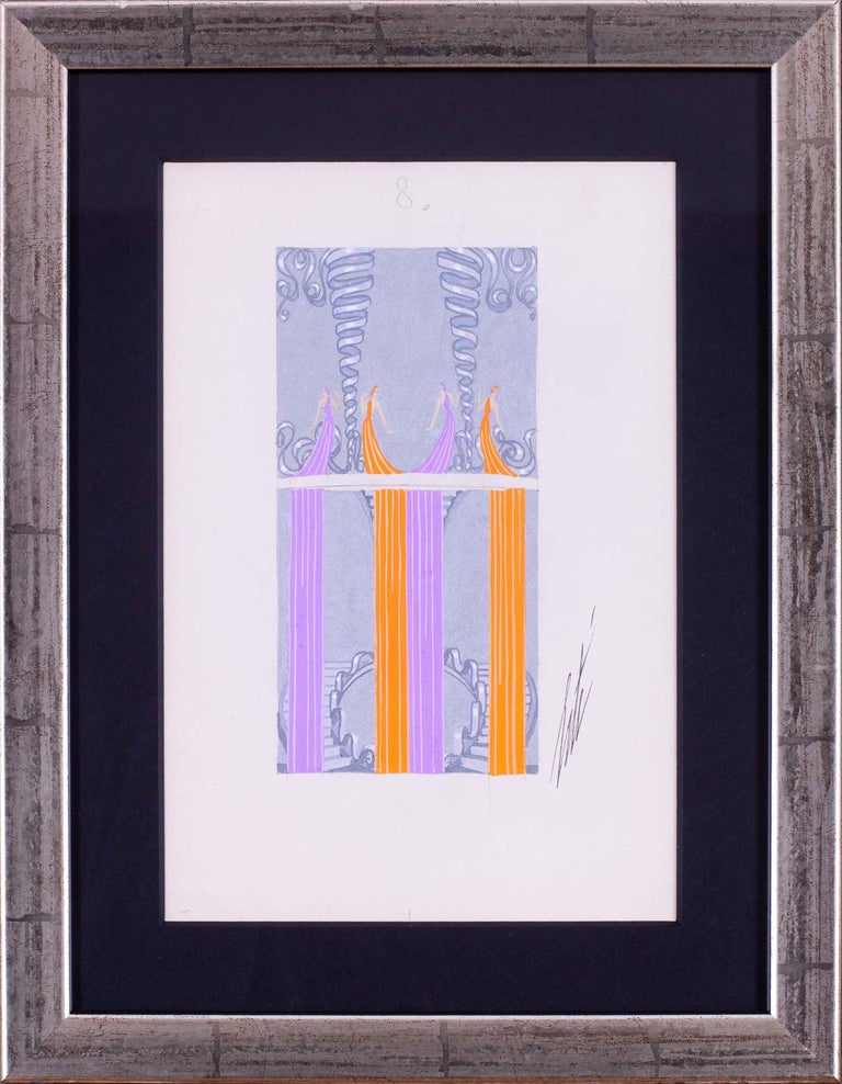 Erte - Romain de Tirtoff - Art Deco set design by Erte, Romain de ...