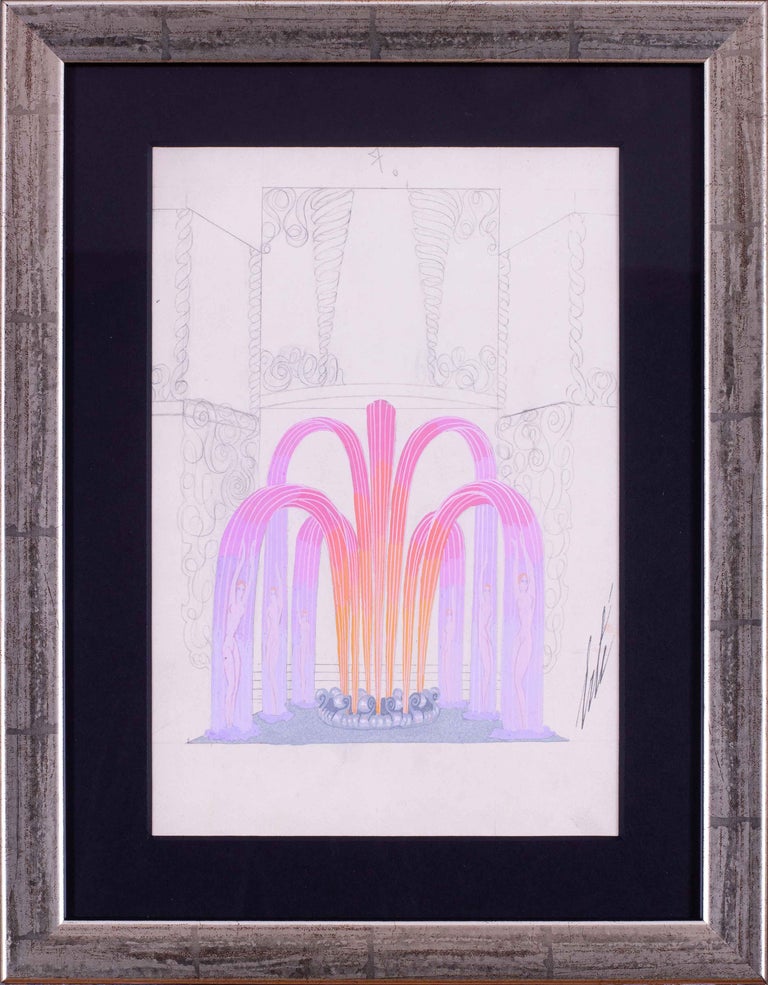 Erte - Romain de Tirtoff - Art Deco theatre set design by 20th century ...