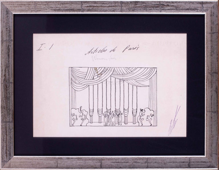 Erte - Romain de Tirtoff - Art Deco theatre design by 20th Century ...