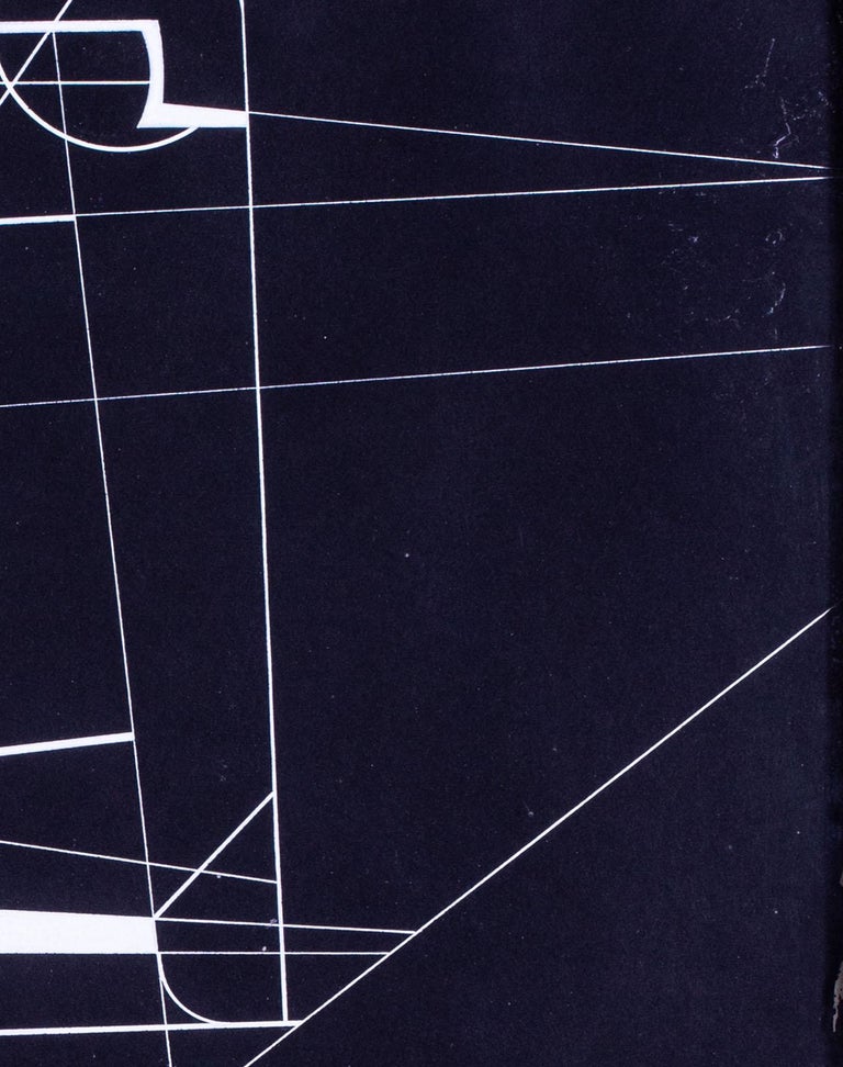 Norman Edgar Hubert - 1950s British black and white abstract by Norman ...