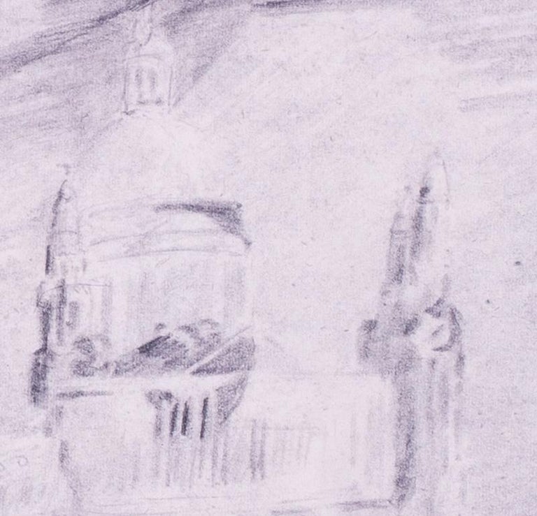 Edward Seago - Edward Seago RWS RBA 'St Pauls study', London circa 1930 ...