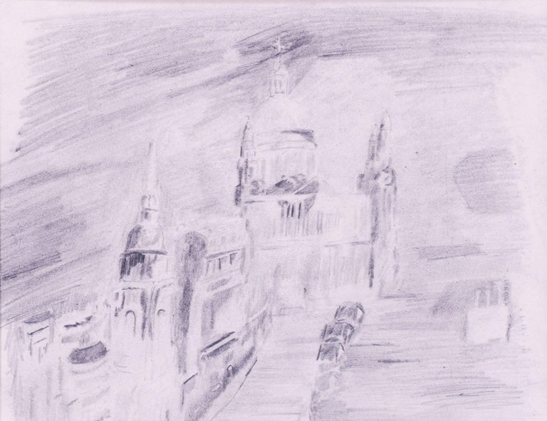 Edward Seago - Edward Seago RWS RBA 'St Pauls study', London circa 1930 ...