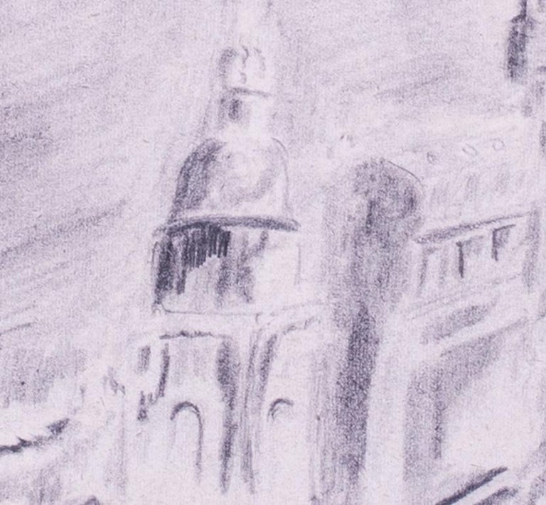 Edward Seago - Edward Seago RWS RBA 'St Pauls study', London circa 1930 ...