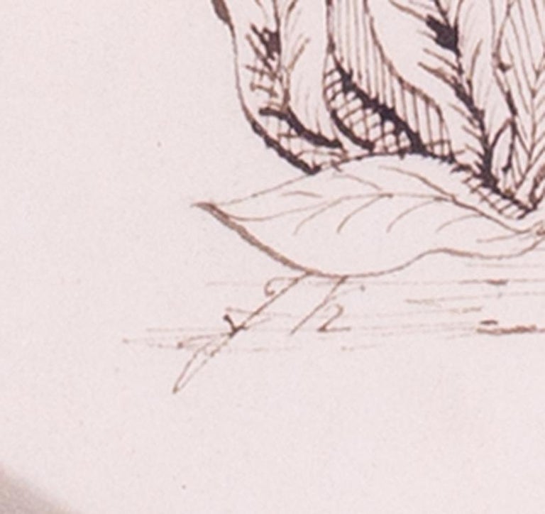 Unknown - 19th Century British drawing, follower of William Blake, of a ...