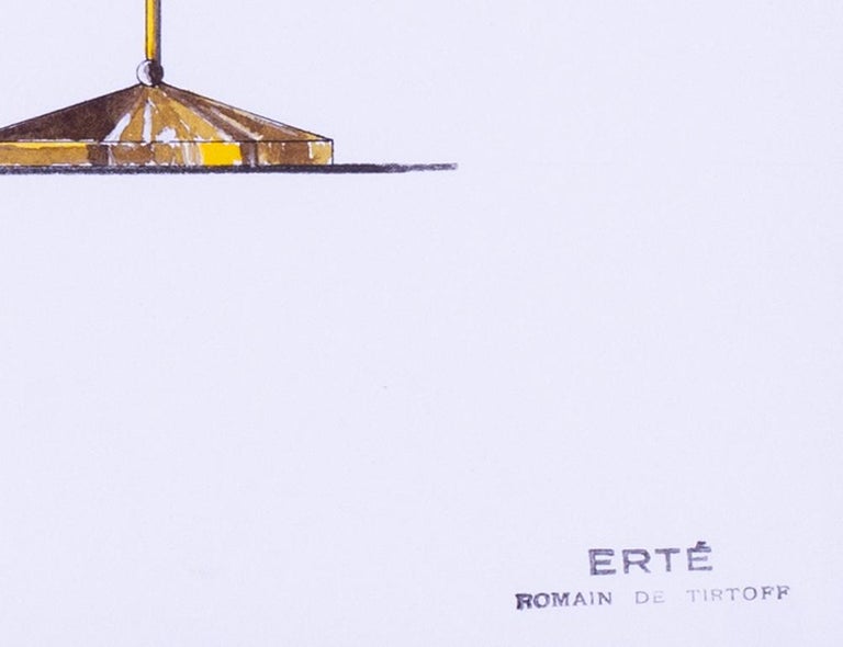 Erte - Romain de Tirtoff - Art Deco goblet design by Russian / American ...