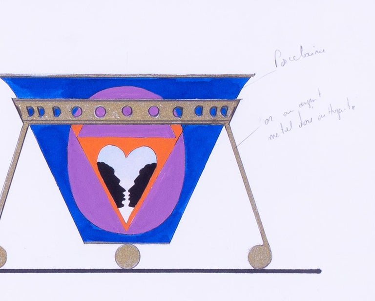 Erte - Romain de Tirtoff - Original art deco tea and coffee pot design ...