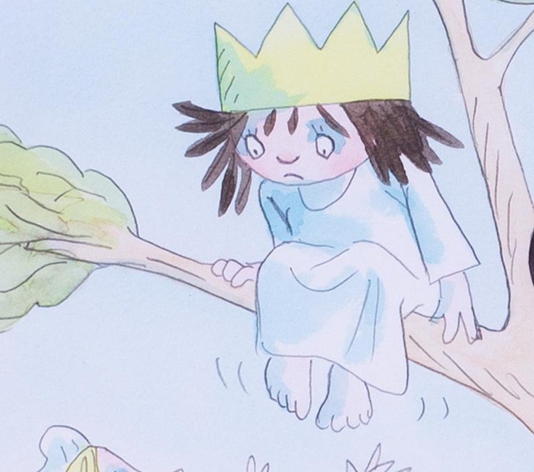 Tony Ross - Original Tony Ross cartoon from the 'I don't want to go to ...