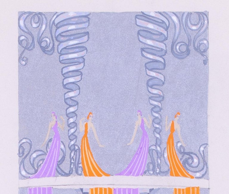Erte - Romain de Tirtoff - Art Deco set design by Erte, Romain de ...