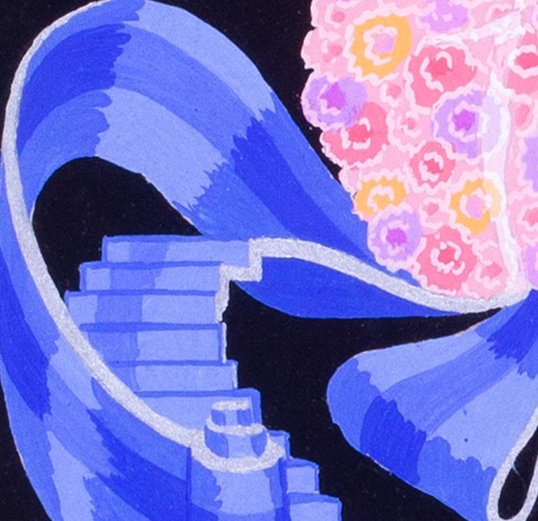 Erte - Romain de Tirtoff - Art Deco original set design by Erte, Romain ...