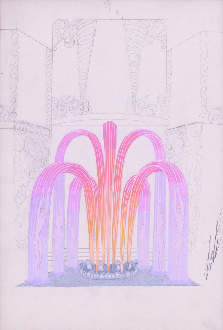 Erte - Romain de Tirtoff - Art Deco theatre set design by 20th century ...