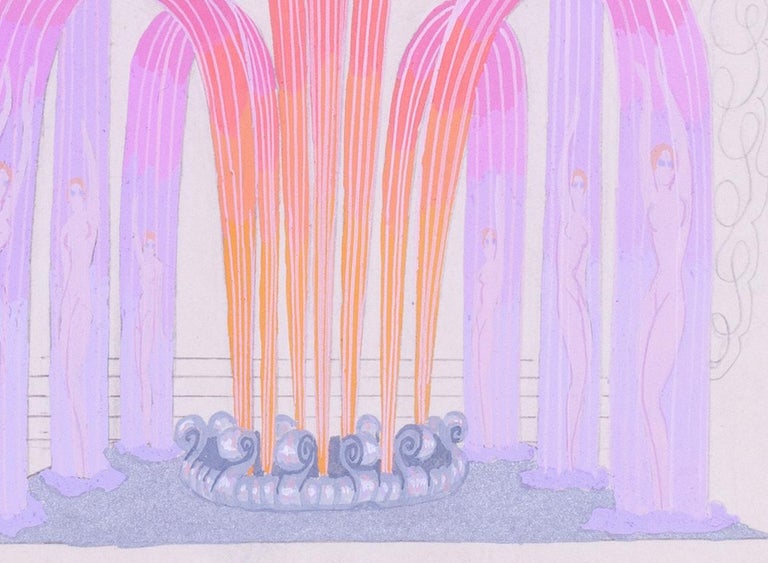 Erte - Romain de Tirtoff - Art Deco theatre set design by 20th century ...