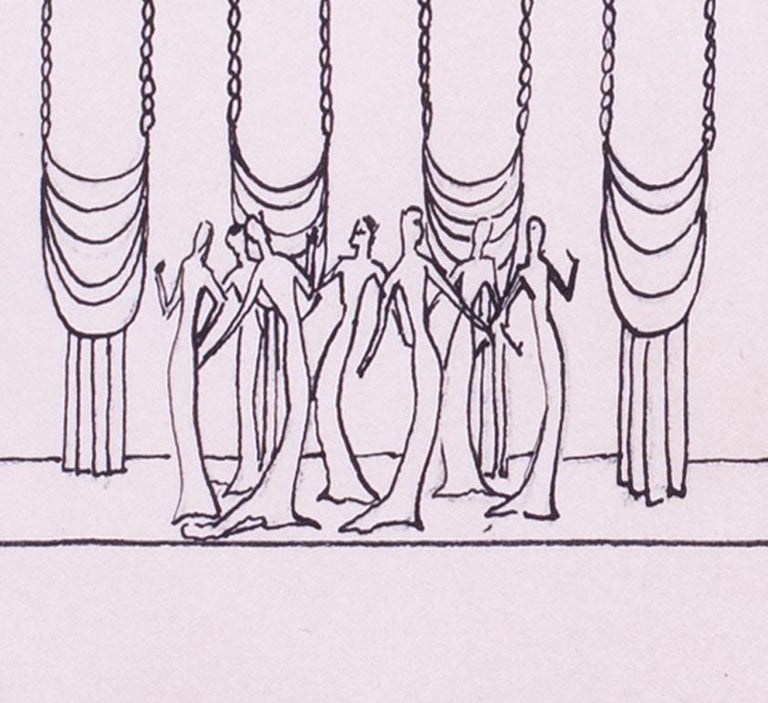 Erte - Romain de Tirtoff - Art Deco theatre design by 20th Century ...