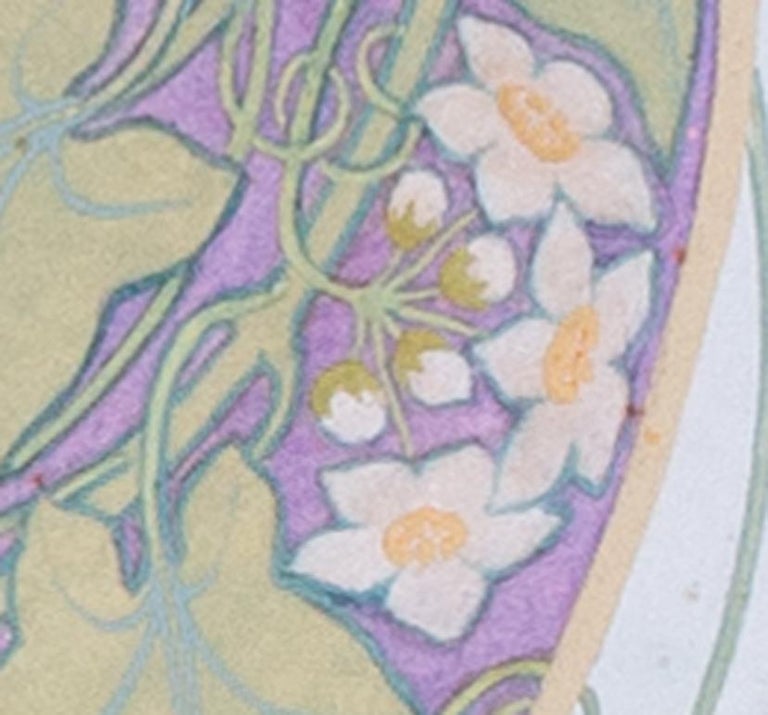 Edward Ridley - A circular design of ivy by early 20th Century British ...