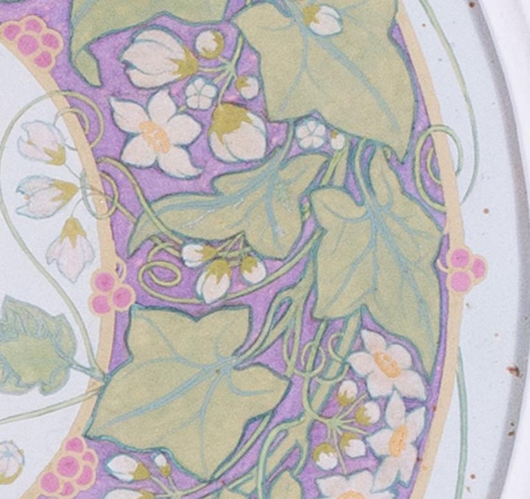 Edward Ridley - A circular design of ivy by early 20th Century British ...