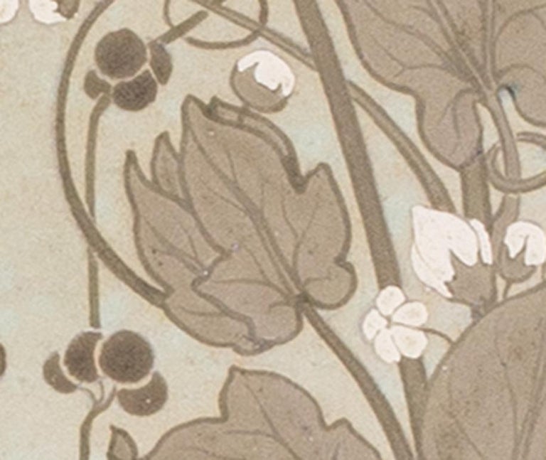 Edward Ridley - An oblong design featuring ivy in blossom by British ...