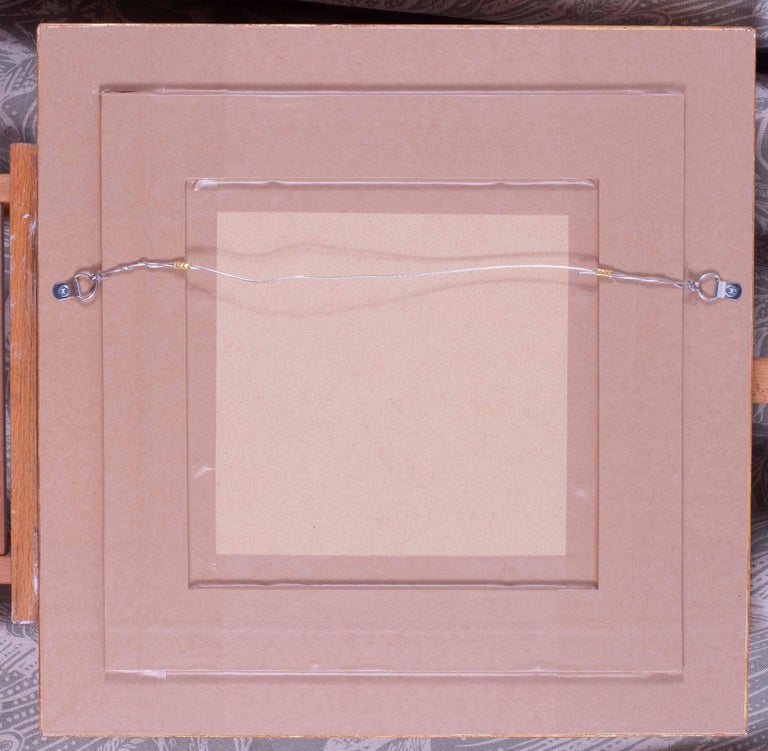 Edward Ridley - A squared design featuring ivy in blossom, blue green ...