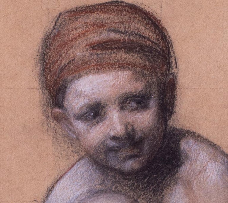 Herbert James Draper - British early 20th Century pastel drawing of ...