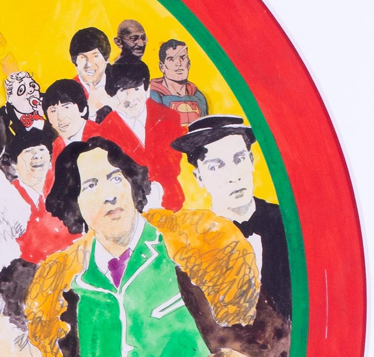 Jeffrey Morgan - Popart, 1960s pencil and watercolour design by Welsh ...