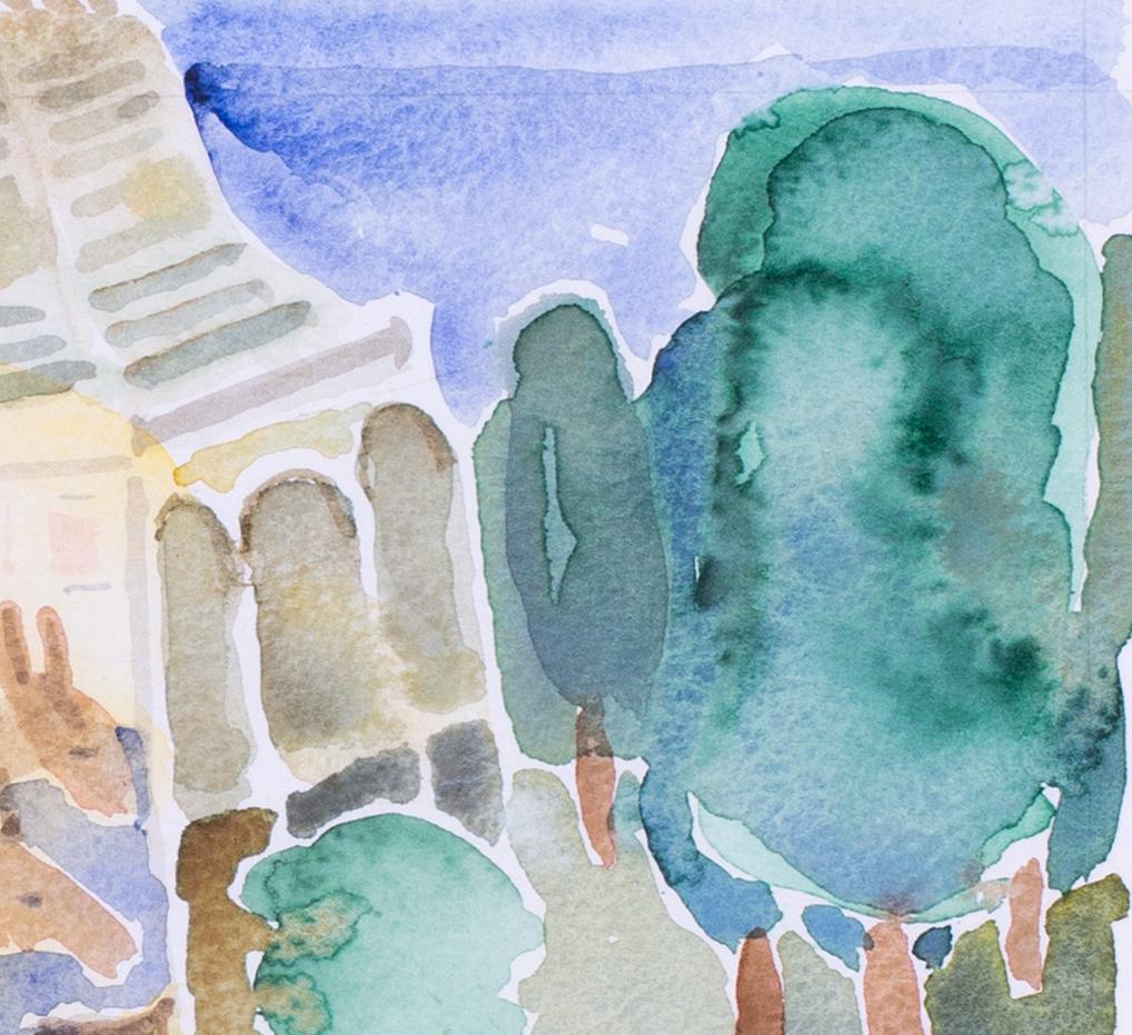 Lorna Vahey - British female artist Lorna Vahey's watercolour of Bel ...