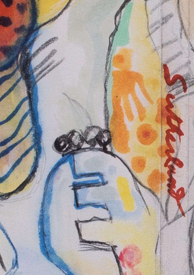 Graham Vivian Sutherland - 1950's watercolour work by British 20th ...