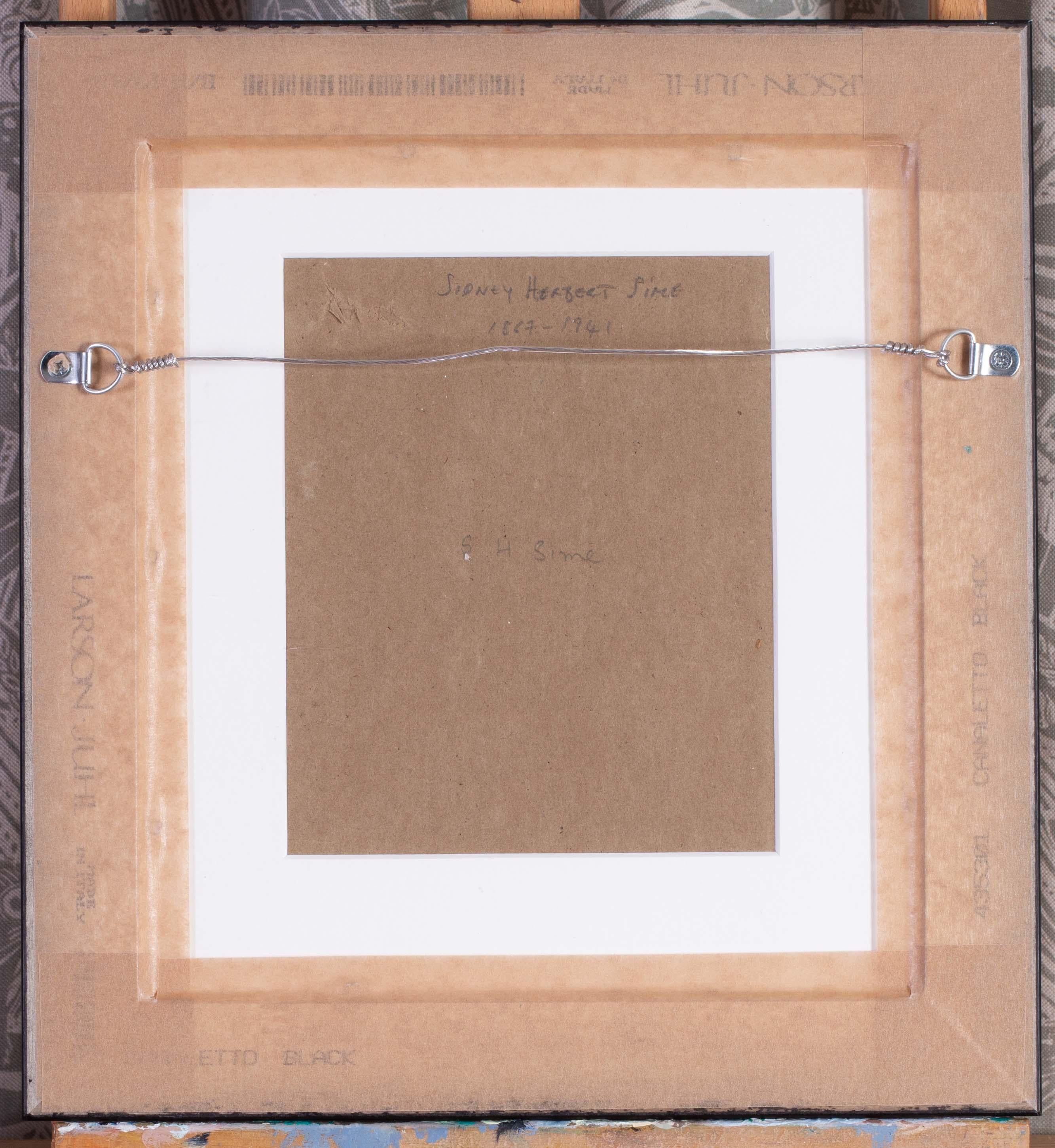 Sidney Herbert Sime - Art Nouveau, 20th century ink drawing of an ...