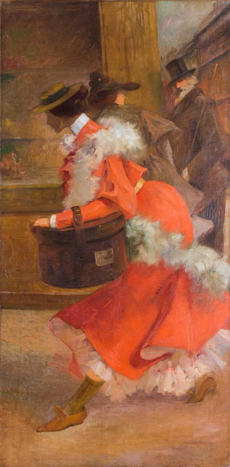 (Attributed to) Albert Guillaume - Pair of French Belle Epoque 19th ...