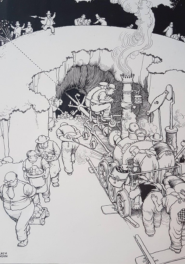 William Heath Robinson - William Heath Robinson original drawing ...