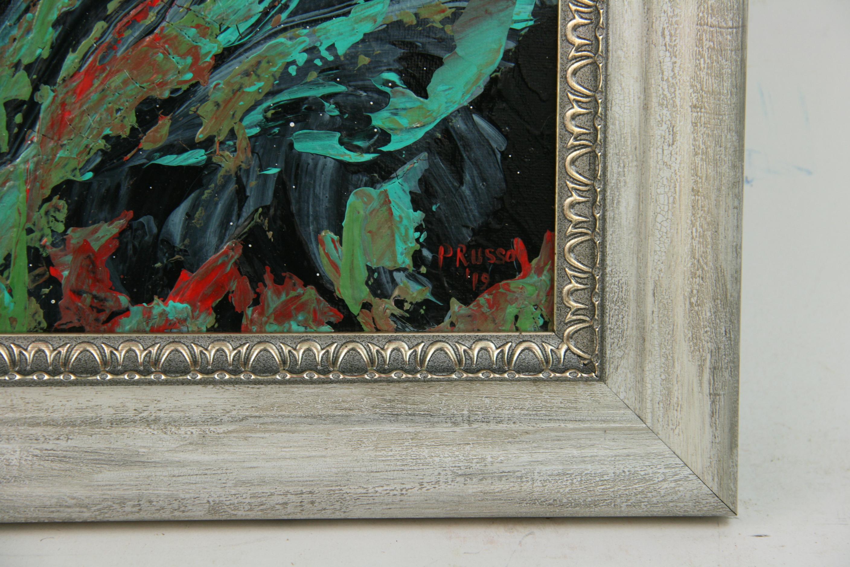 P.Russo - White Flower Painting For Sale at 1stDibs | easy white flower ...