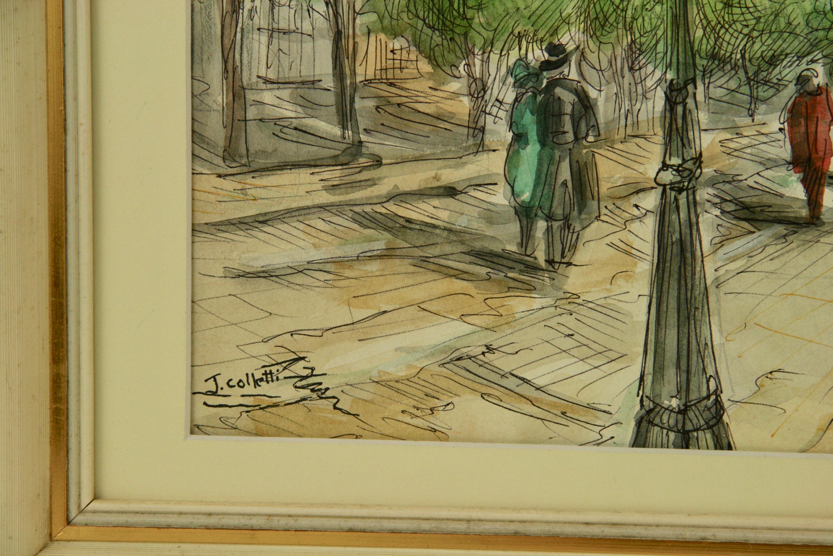 J.Colletti - Parisian Street Scene at 1stDibs | j colletti, hudson ...