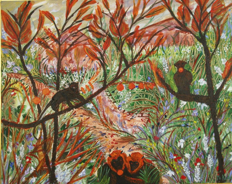 Mc Enze - Surreal Monkeys Animal Forest Abstract Landscape For Sale at ...