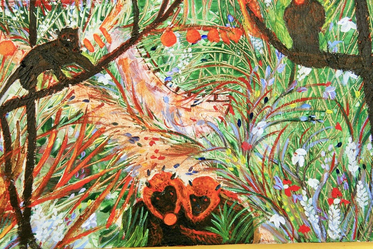 Mc Enze - Surreal Monkeys Animal Forest Abstract Landscape For Sale at ...