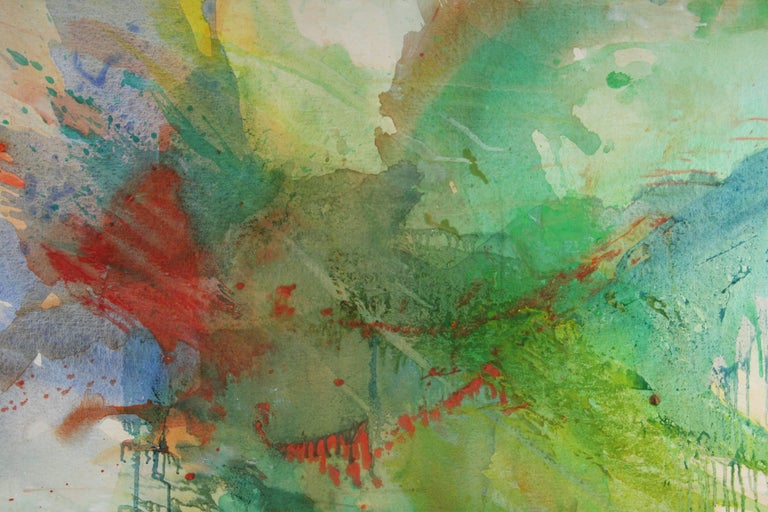 F.Matania - Oversized Surface Abstract Painting For Sale at 1stDibs