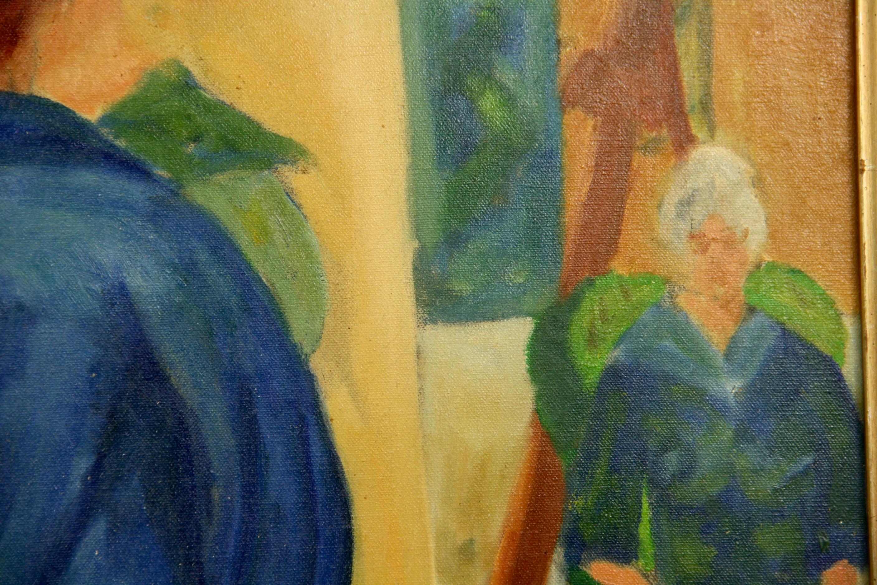 C.Smith - French Impressionist Artist Studio Figurative Painting For ...