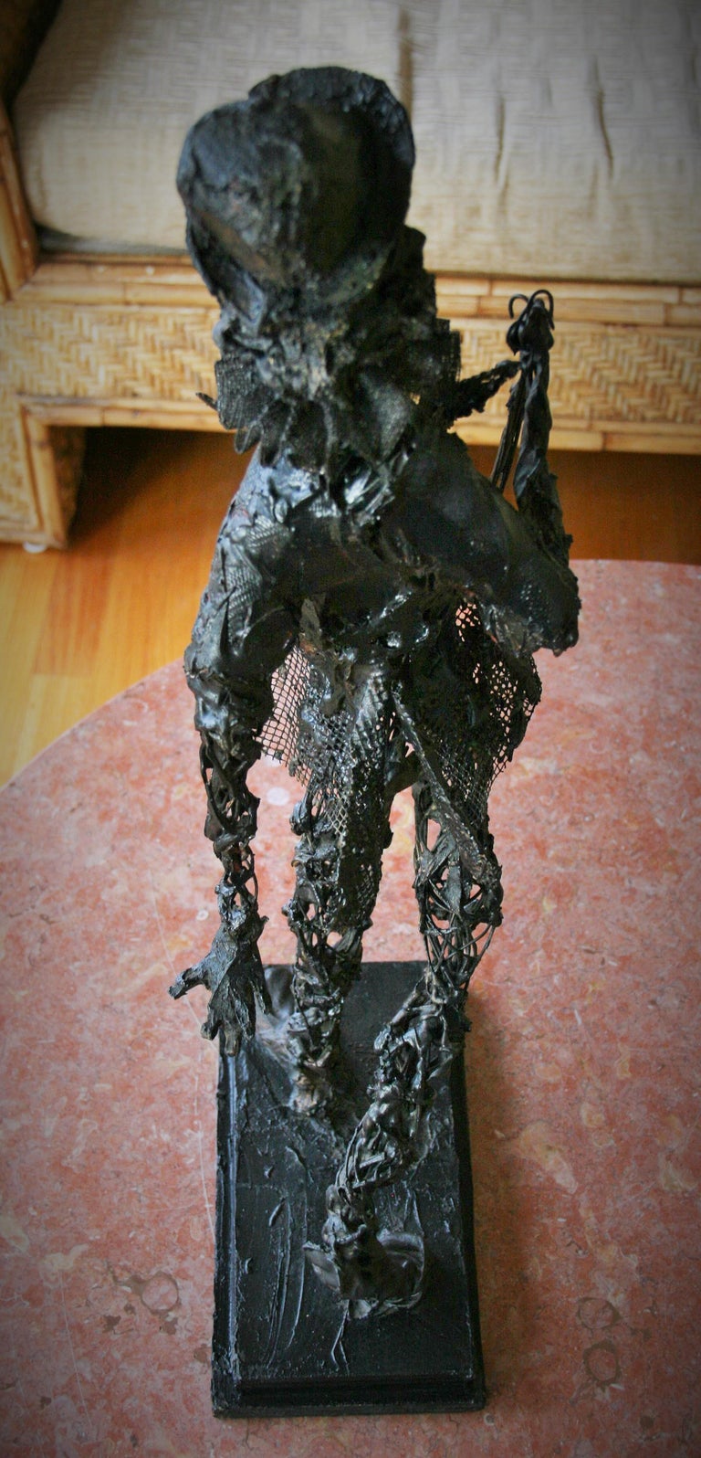 J.Pena - Mid Century Figural Wire Sculpture by J.Pena 1974 at 1stDibs