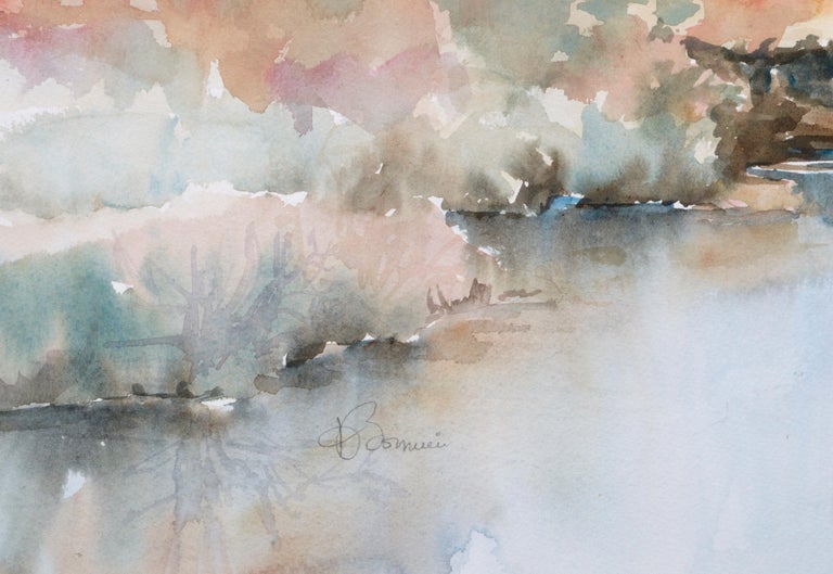 Bomier - Edge of the Lake Landscape For Sale at 1stDibs