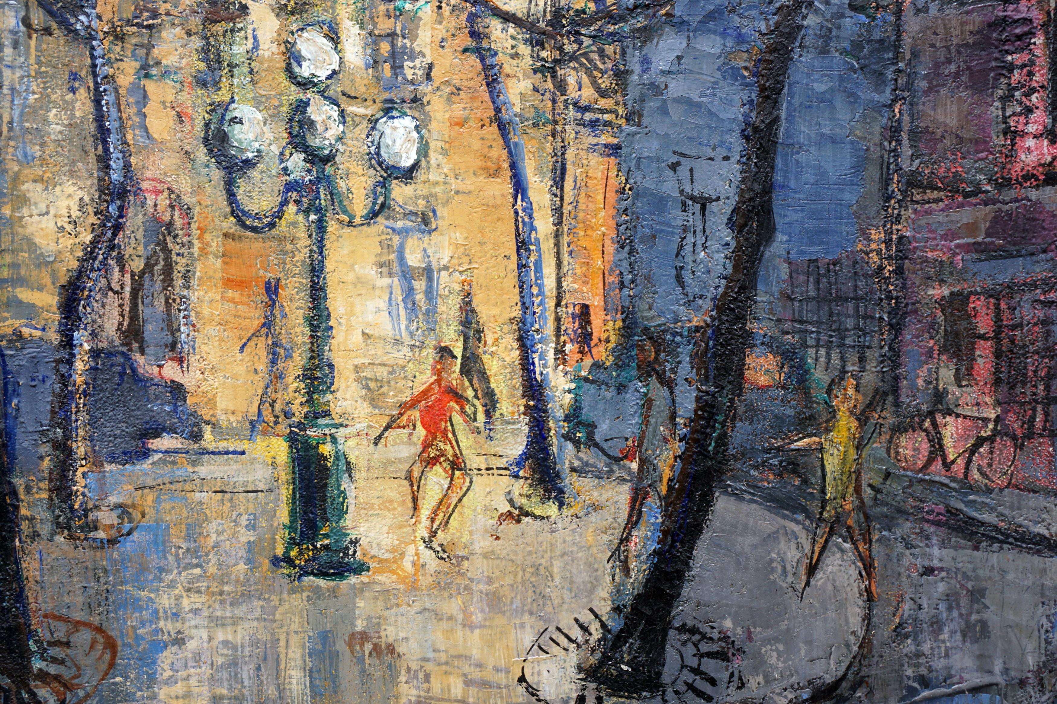 Bob Caron - Mid Century French Town Square at 1stDibs | bob caron, rene ...