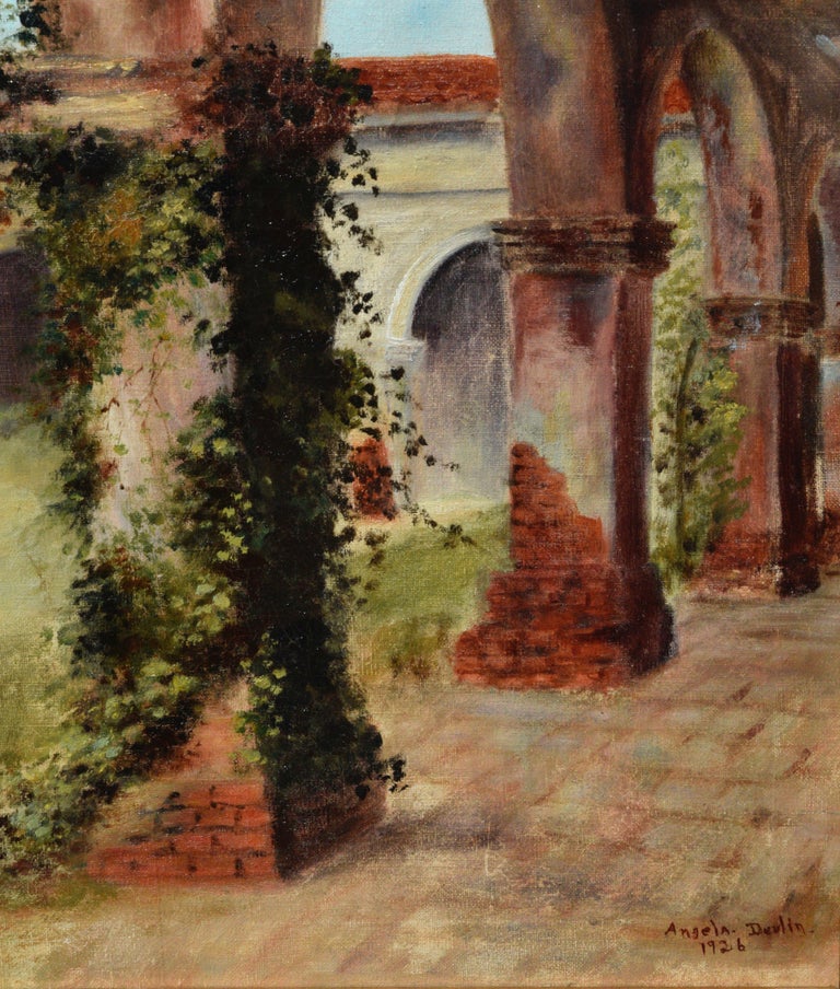 Angela Devlin - 1920s California Mission San Juan Capistrano Courtyard ...
