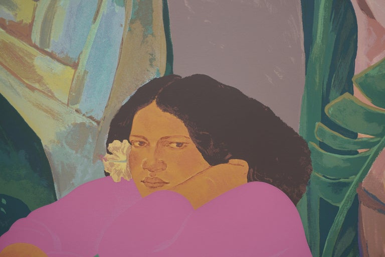 Pegge Hopper - Okapaka Kauai 1989 Hawaiian Woman Signed and Numbered ...
