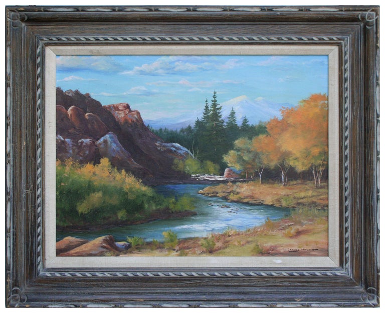 James Hewitt - California Mountain River Landscape at 1stDibs