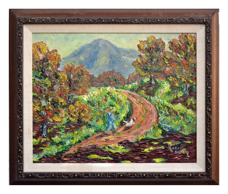 Robin Blair - Mid Century Mt. Tamalpais in Autumnal Landscape For Sale ...