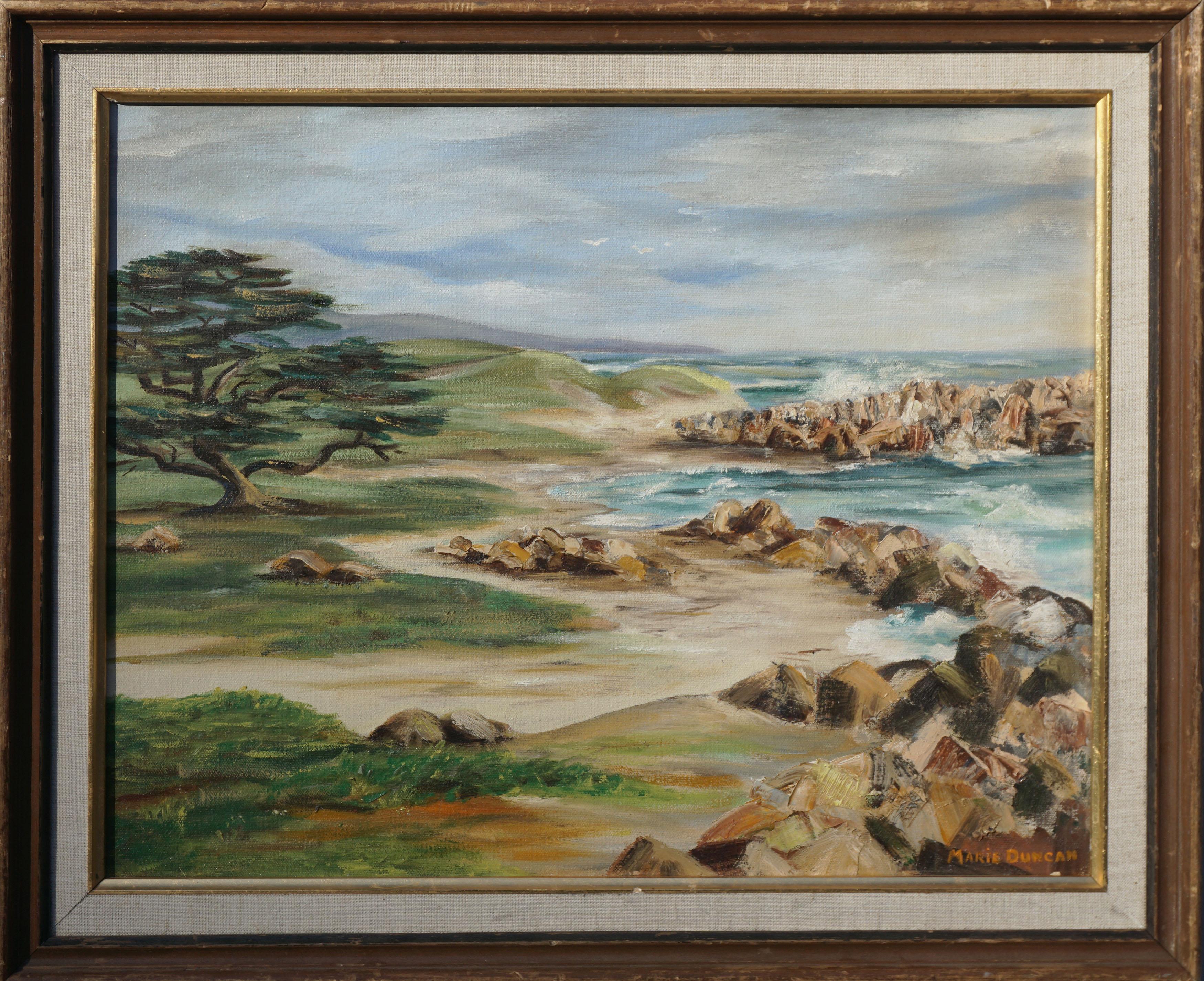 Marie Duncan - Pacific Grove Seascape For Sale at 1stDibs
