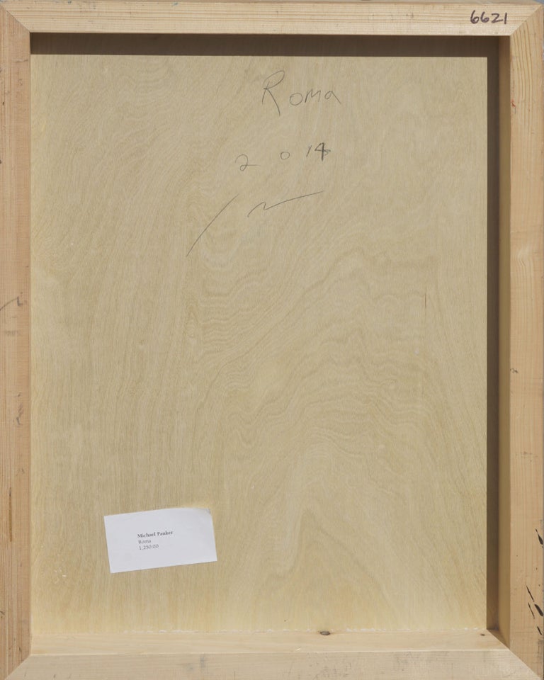 Michael Pauker - "Roma", Contemporary Mixed Media Abstract Oil Painting ...