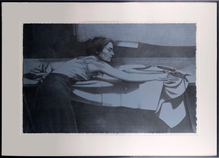 Robert Baxter - "Folding Linen III" - Limited Edition Lithograph, 20/75 ...