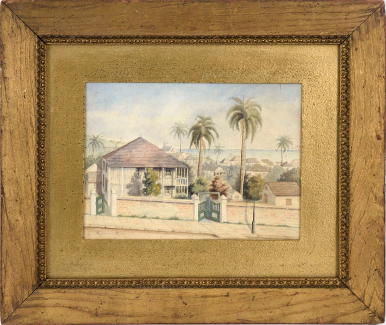 Unknown – „Nassau, Bahamas, 1880er Jahre, Fort Fincastle in der Ferne ...